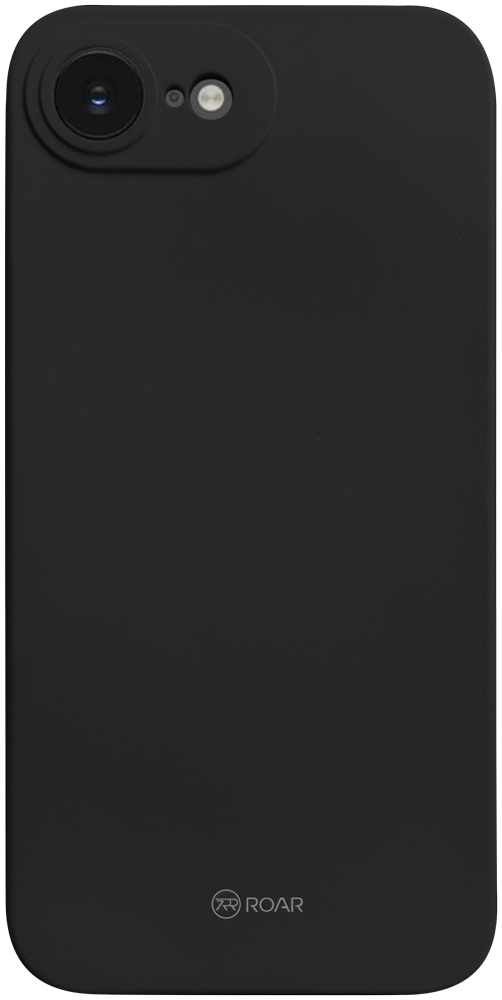 CoolCase - Apple iPhone 16e (SE 2025) szilikon tok gyári ROAR kameravédővel fekete